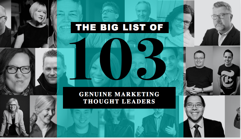 103 Marketing Thought Leaders - Mathew Sweezey